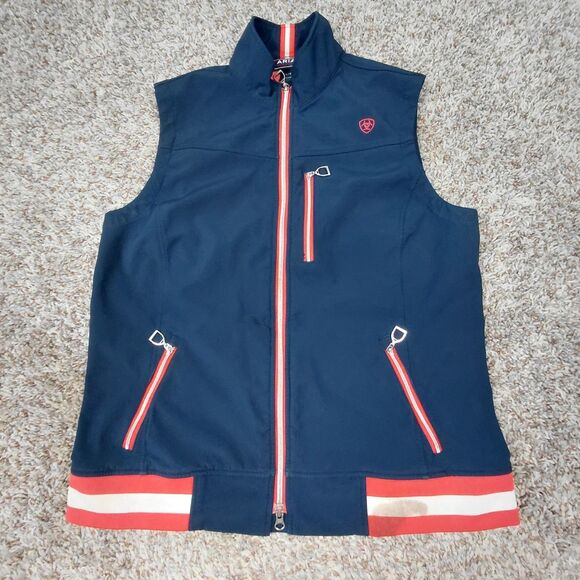 Ariat | Jackets & Coats | Ariat Softshell Vest Womens Large Navy Blue ...